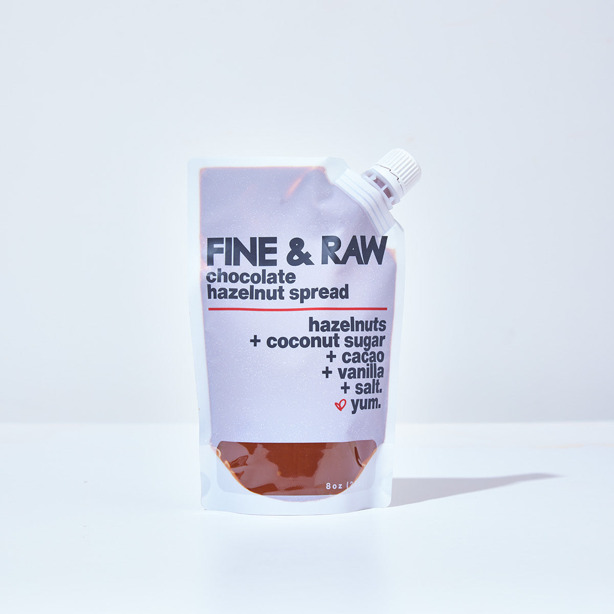 Chocolate Hazelnut Butter Pouch – FINE & RAW